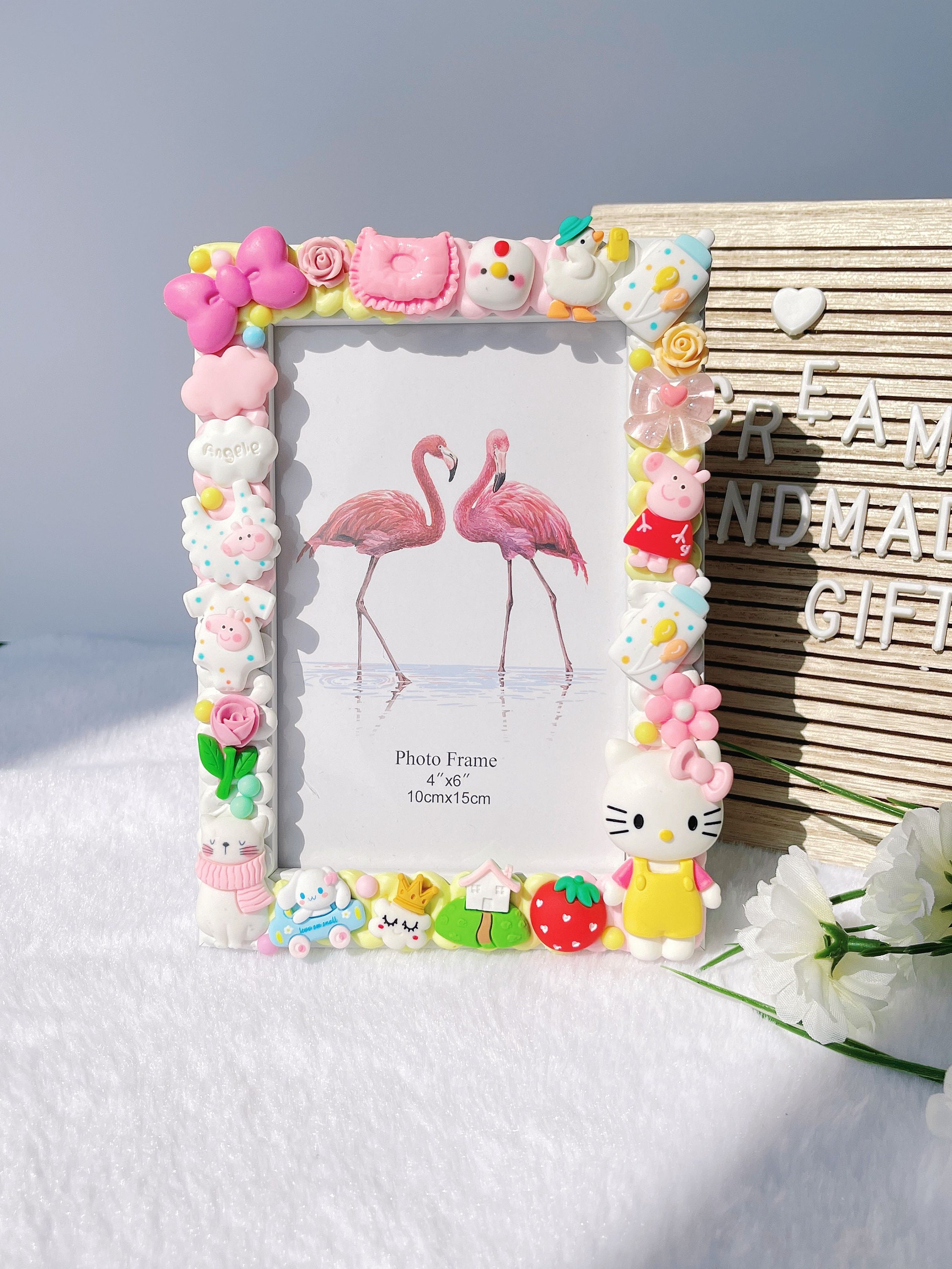 Lovely Decoden Photo Frame 4x6in 10x15cm Photo Frame With - Etsy