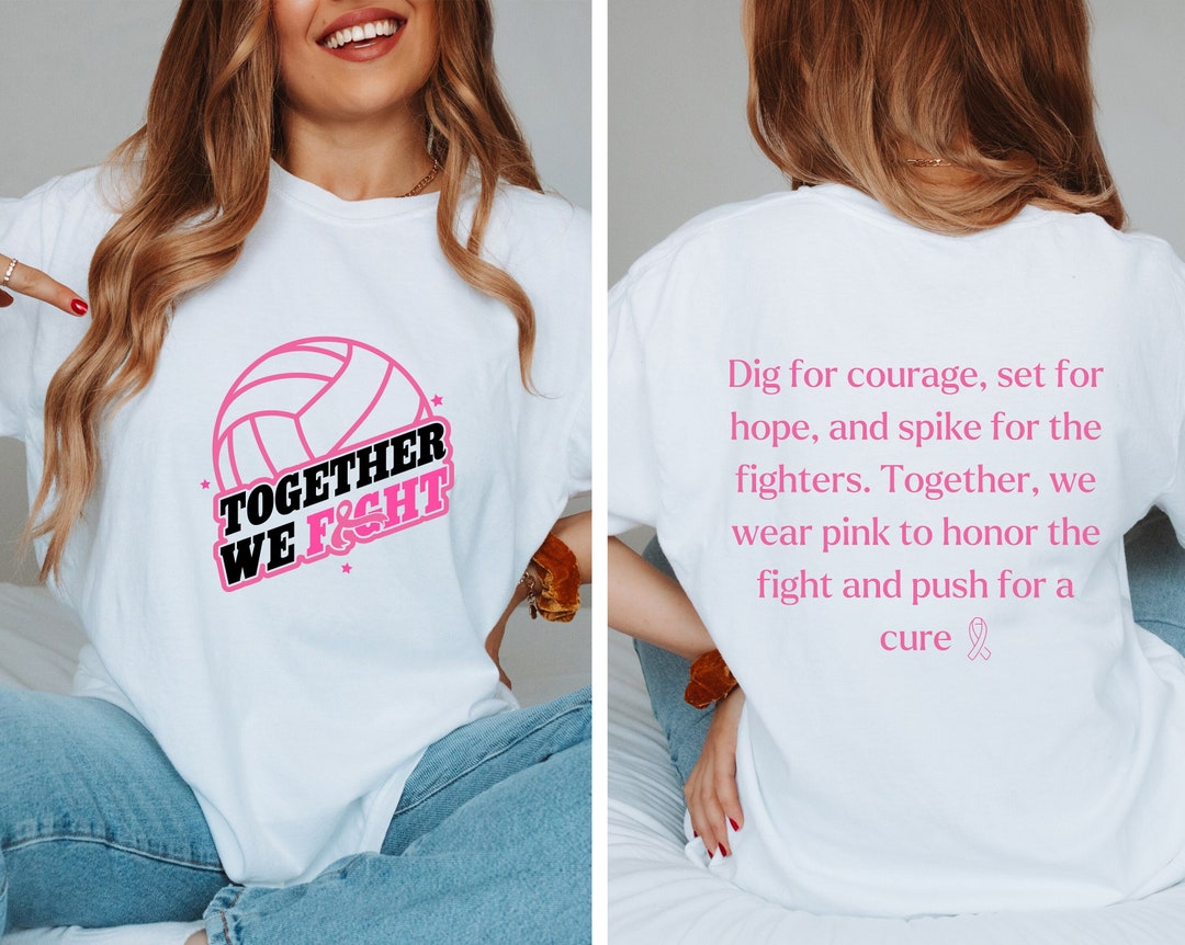 Dig Pink Volleyball Breast Cancer Awareness Comfort Colors Shirt - Etsy