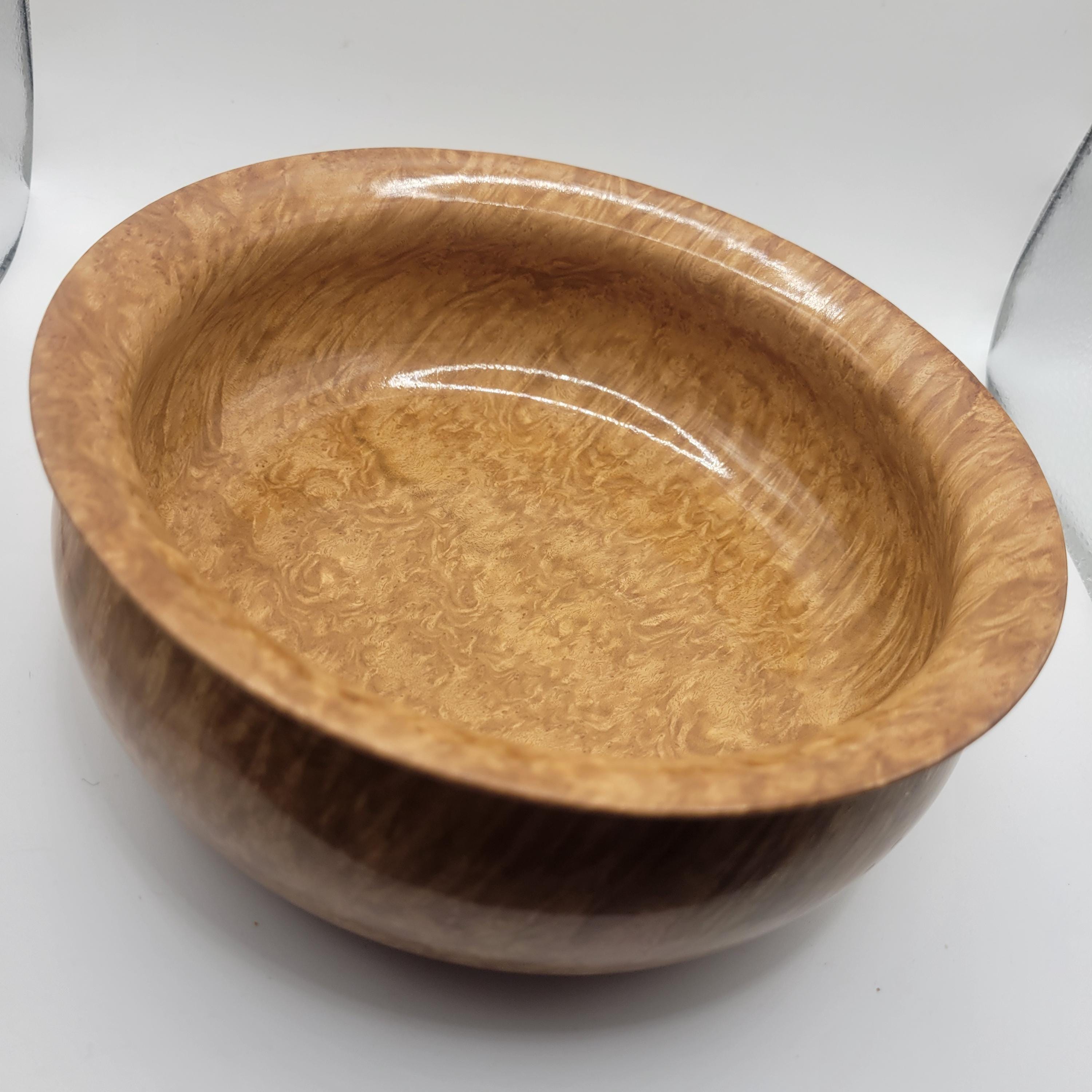 Hand Turned Australian Gray Box Burl Wood Bowl. - Etsy