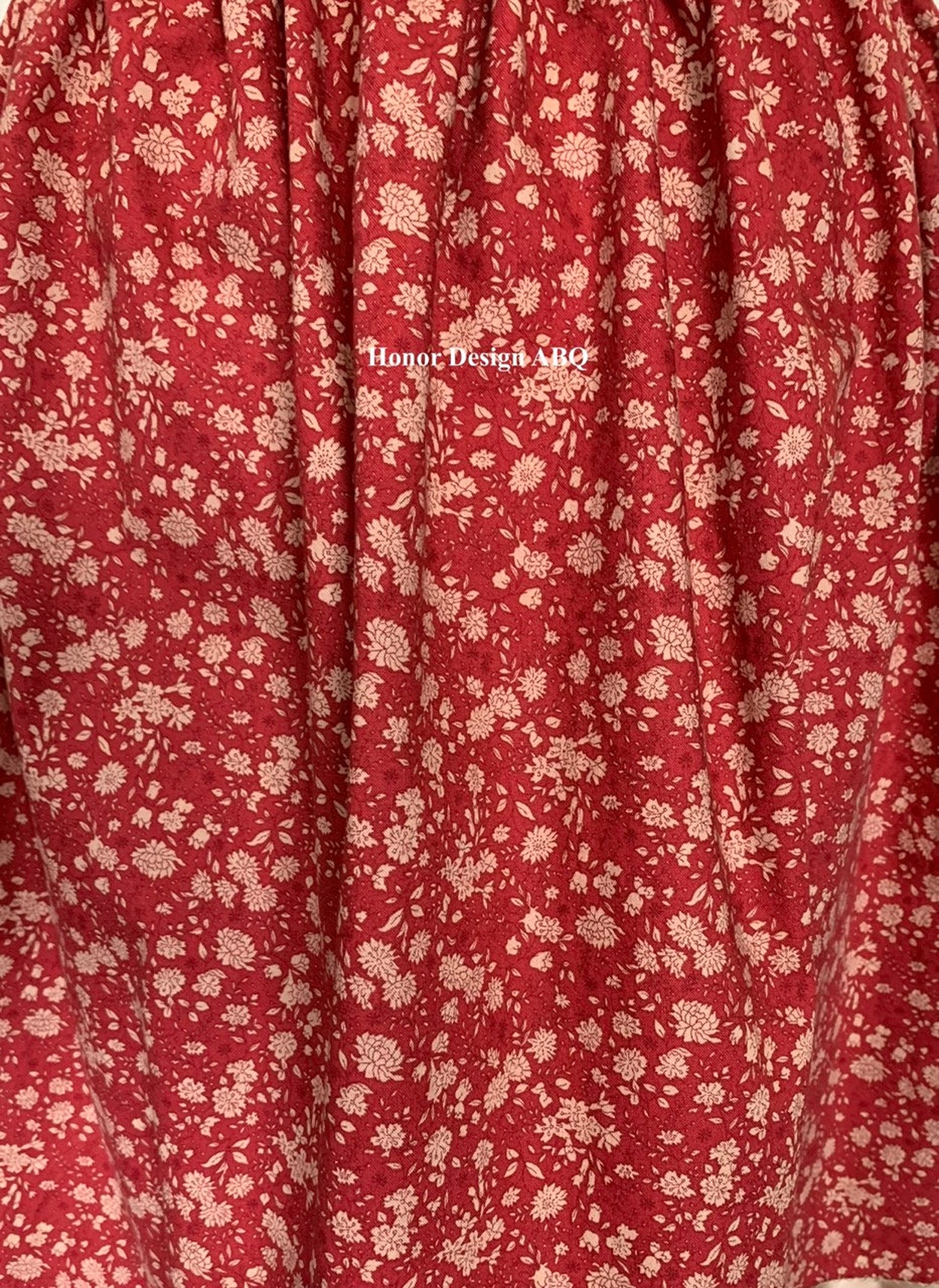 Traditional Ribbon Skirt Prairie Red Cream Floral Lace X-large - Etsy