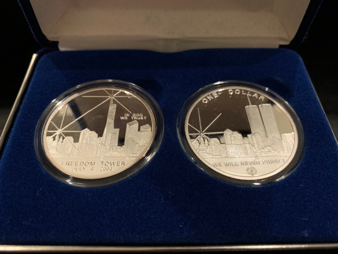2004 Freedom Tower World Trade Center Coin Set - Etsy