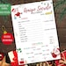 Spanish Version Instant Download Fun Secret Santa Questionnaire ...