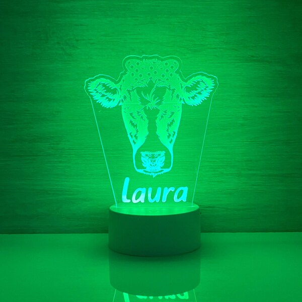 Cow Night Light - Etsy