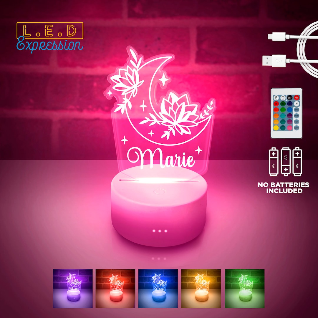 Custom LED Name Light Sweet Dreams Personalized LED Sign - Etsy