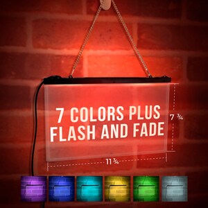 Custom LED Name Sign Home Bar Personalized LED Sign LED Night Light ...