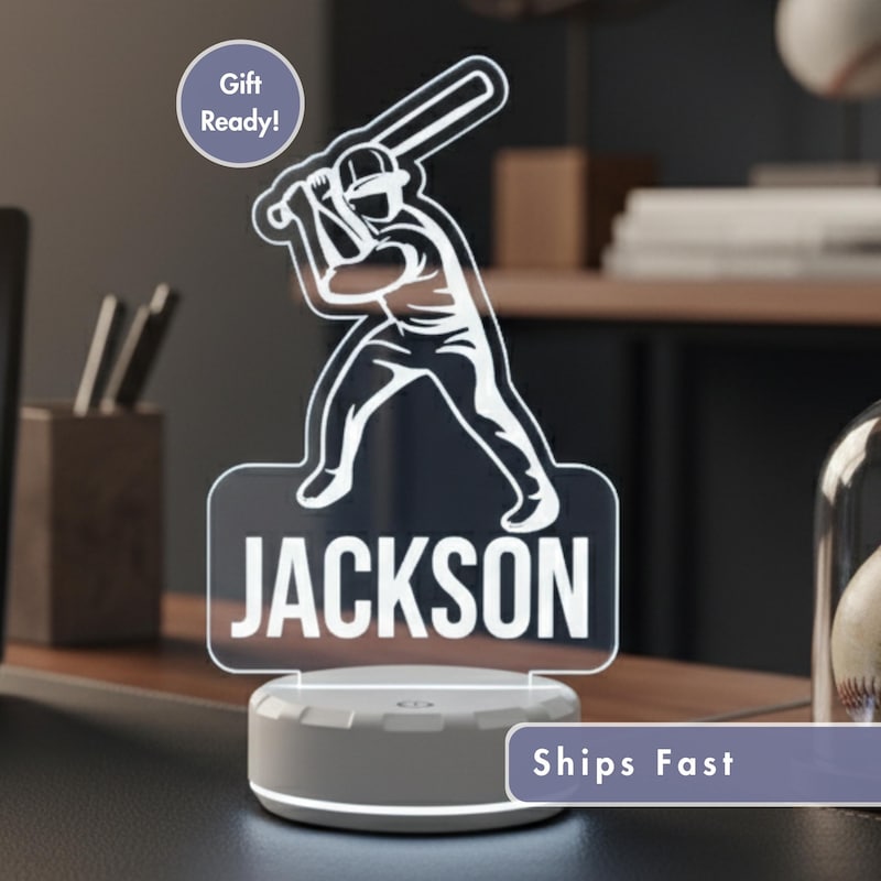 Baseball Light - Etsy