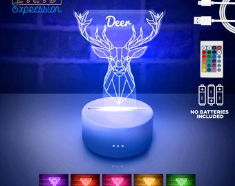 Deer Led Light - Etsy
