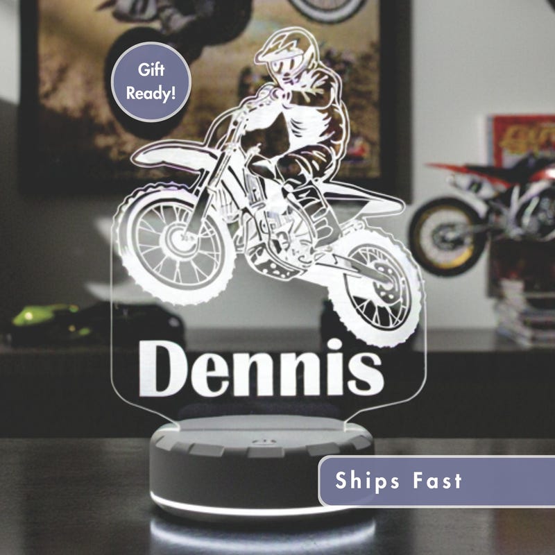 Dirt Bike Light Room - Etsy