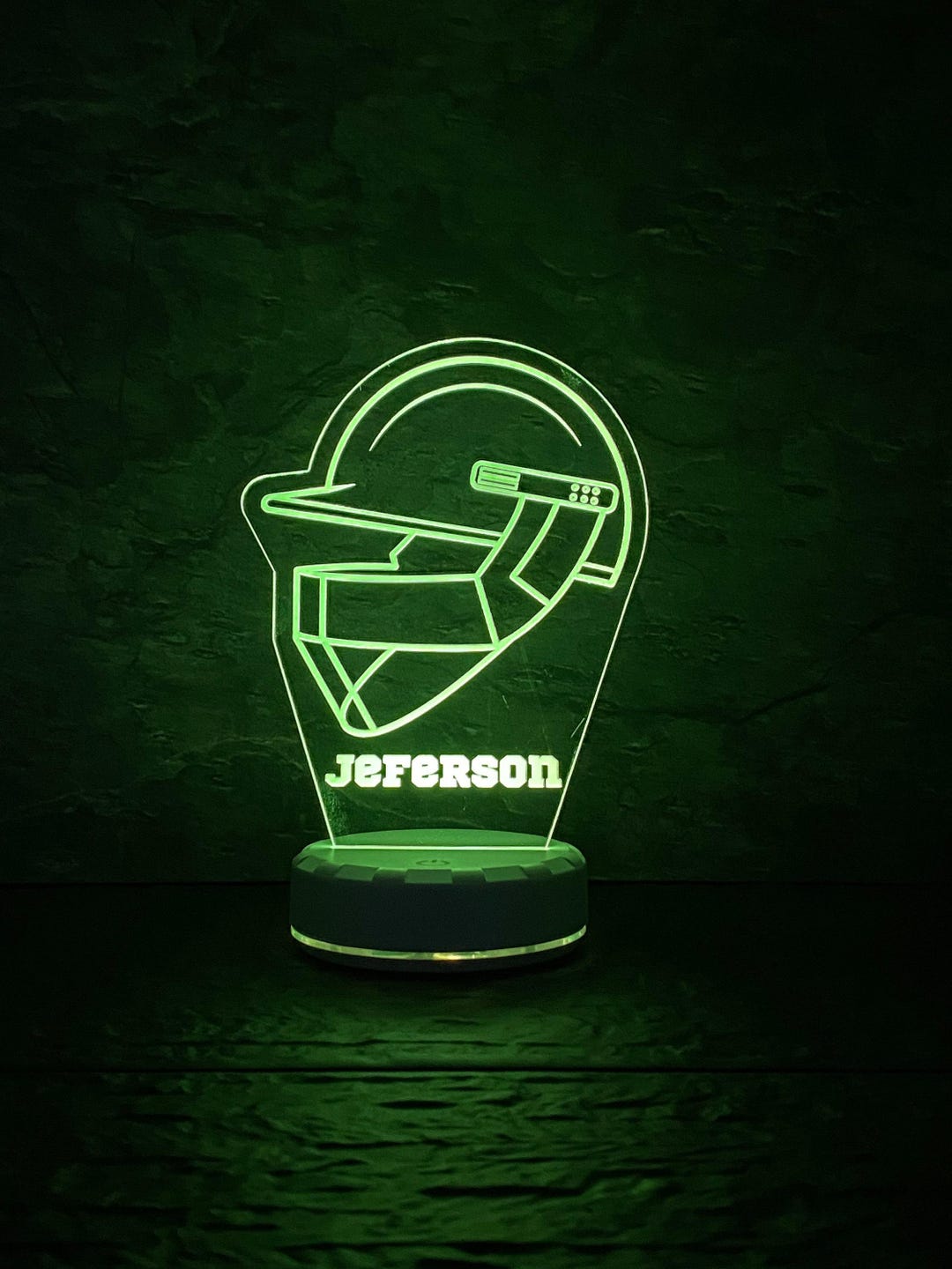 Personalized Criket RECHARGEABLE LED Night Light - Custom Gift for Fans ...