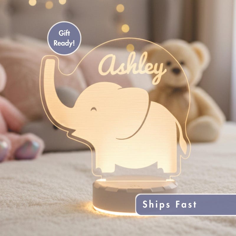 Elephant Light - Etsy