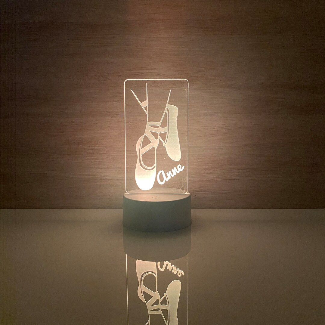 Dancer Personalized LED Night Light - Custom Gift for Dance Lovers ...