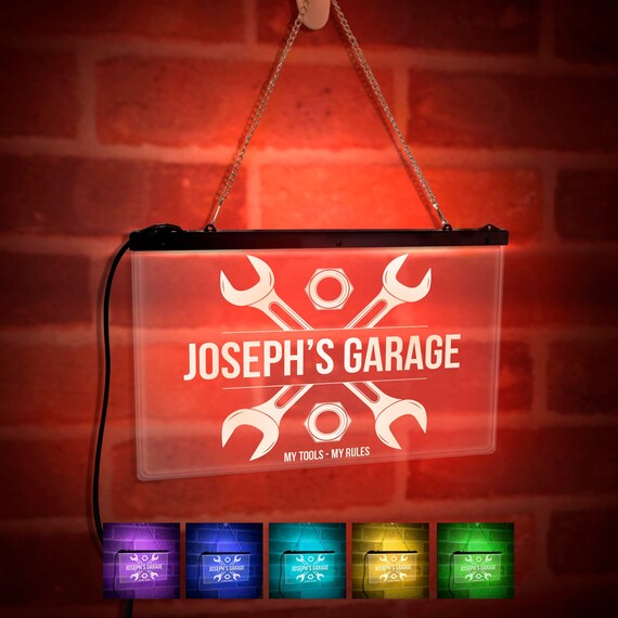 Custom LED Name Sign Mechanic Personalized LED Sign LED - Etsy