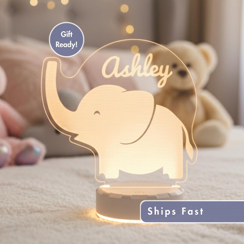 Elephant Light - Etsy