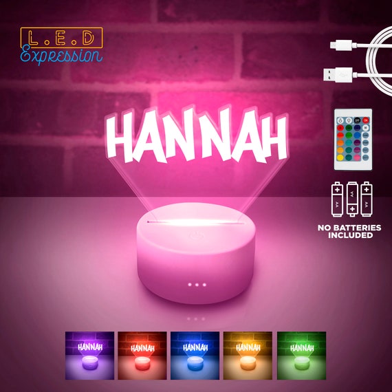Custom LED Name Light Cool Font Personalized LED Sign With - Etsy