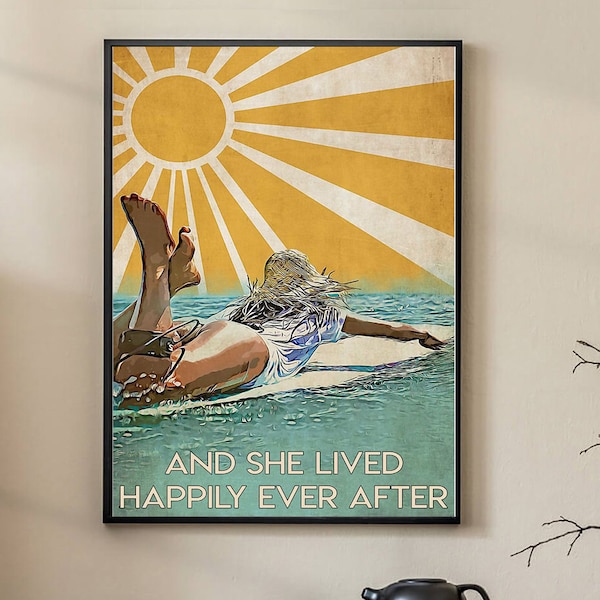 And She Lived Happily Ever After Poster - Etsy