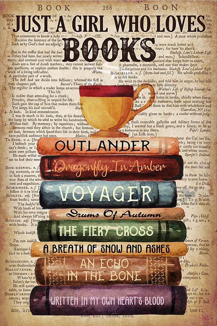 Just A Girl Who Loves Books Poster, Tea and Books Poster, Books Poster ...