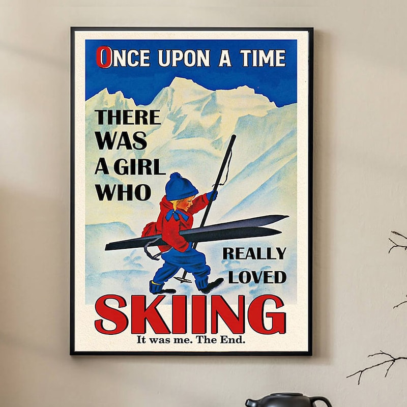 Ski Motivational Posters - Etsy