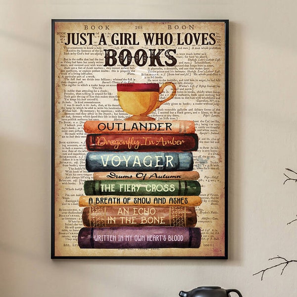 Love Books Poster - Etsy