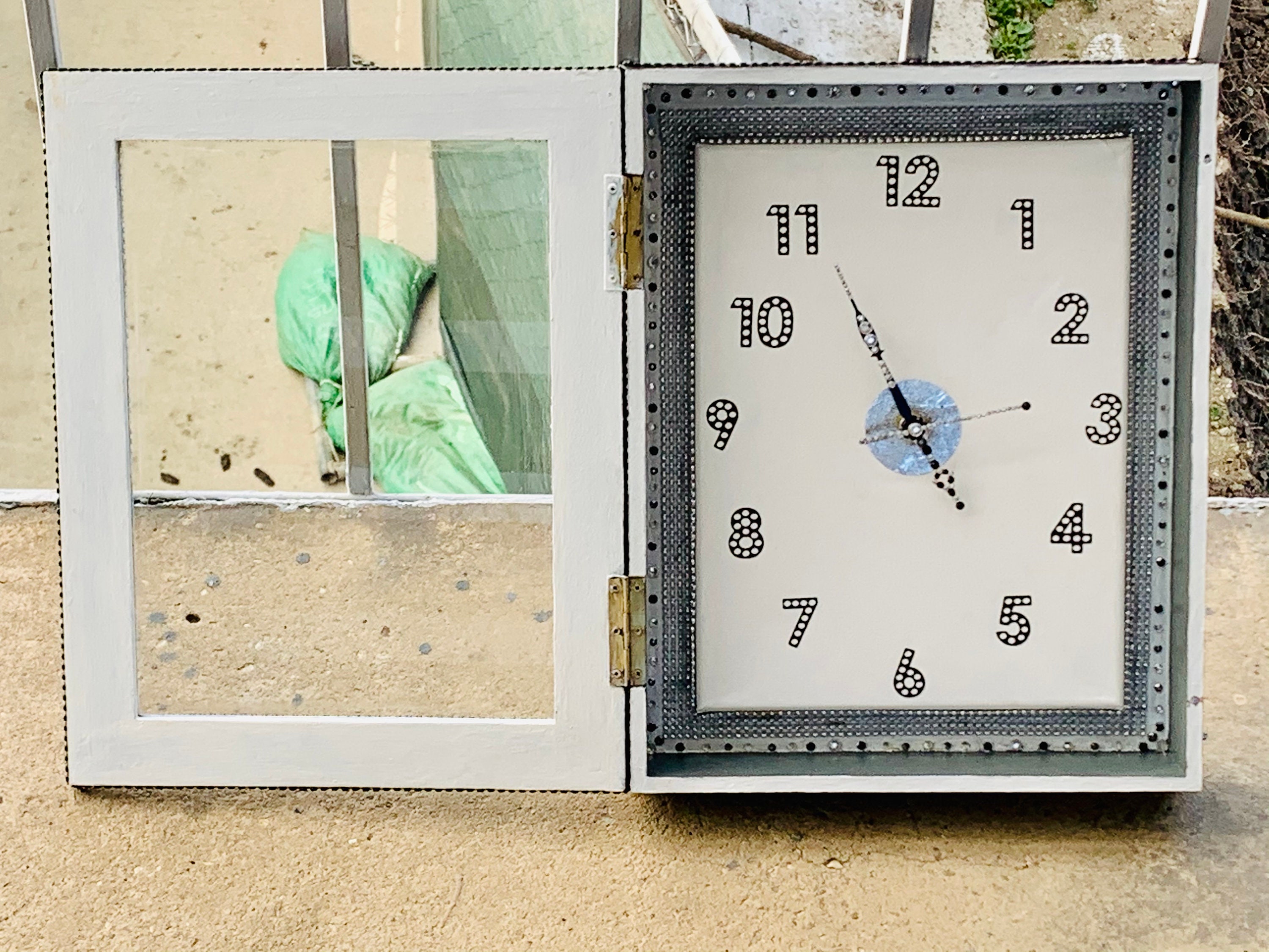 Swarovski Crystal Wood Shadow Box Wall Clock, Custom Home Deco, Shadow ...