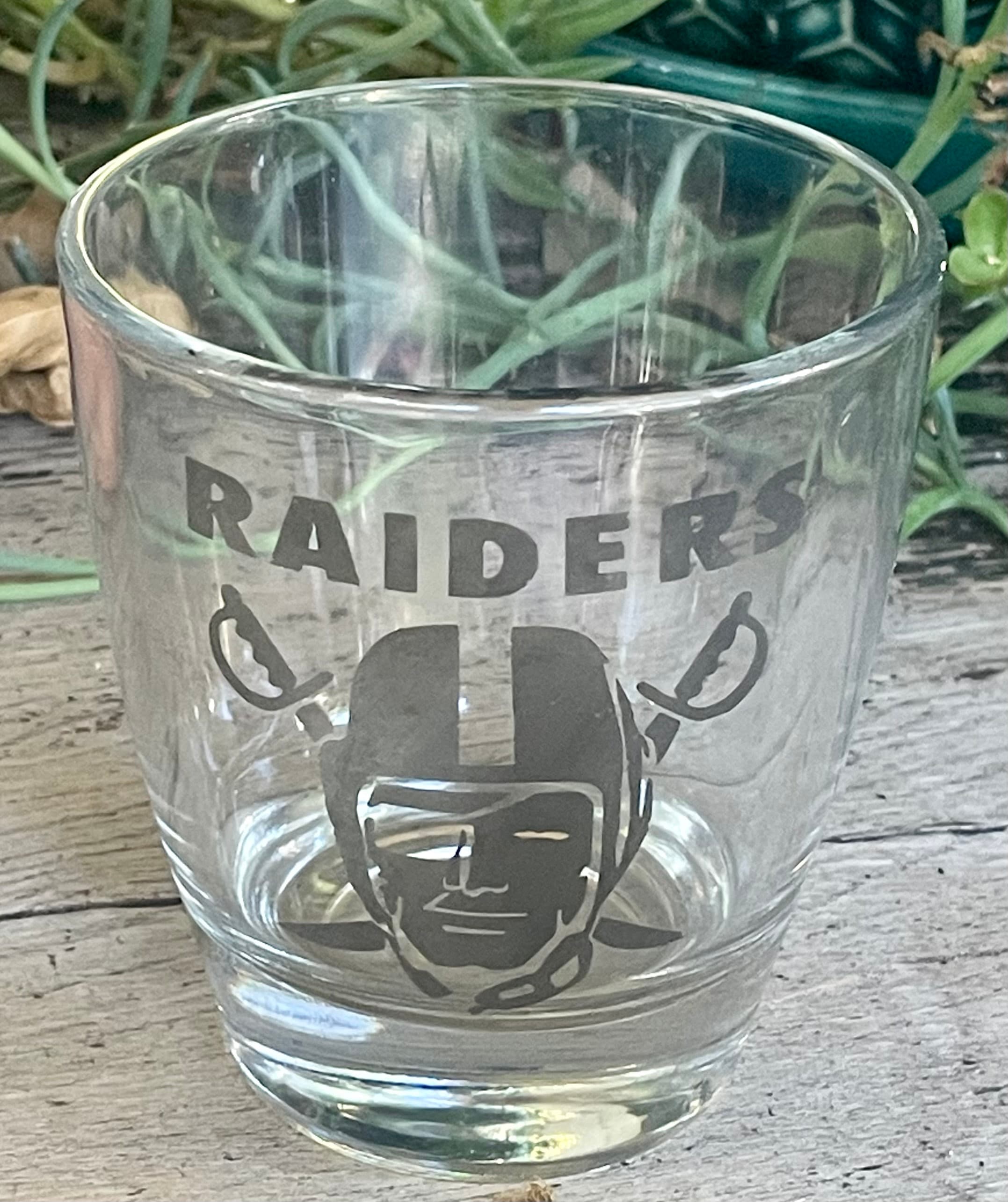Las Vegas Raiders Old Fashioned Bar Glass Stained Glass - Etsy
