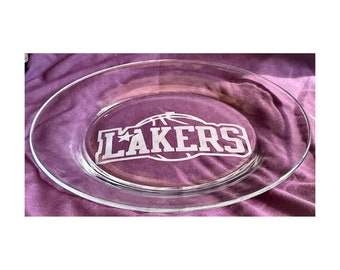 Lakers Salad Plates - Etsy