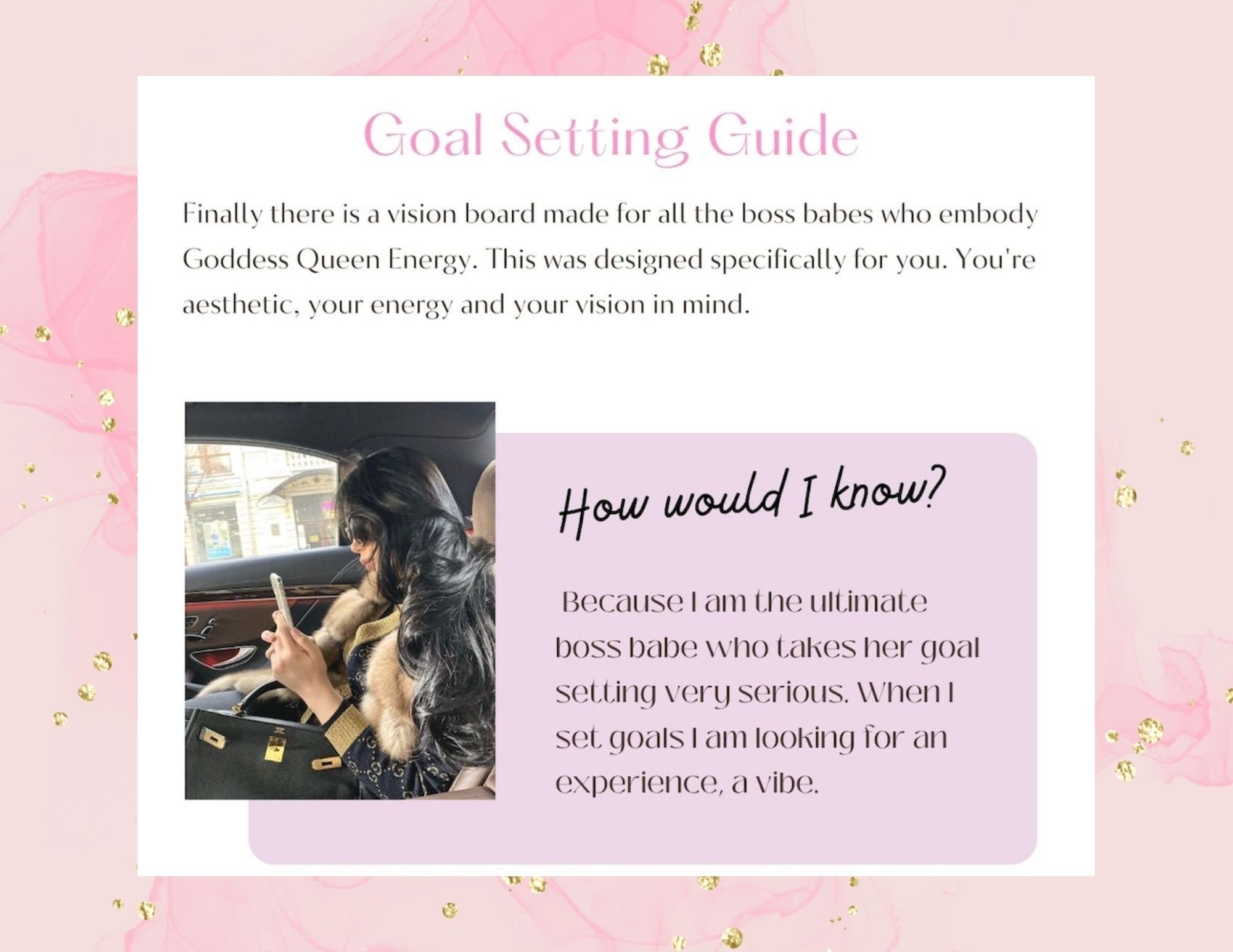 My Higher Self Vision Board Kit, Goal Setting Guide, Vision Board ...