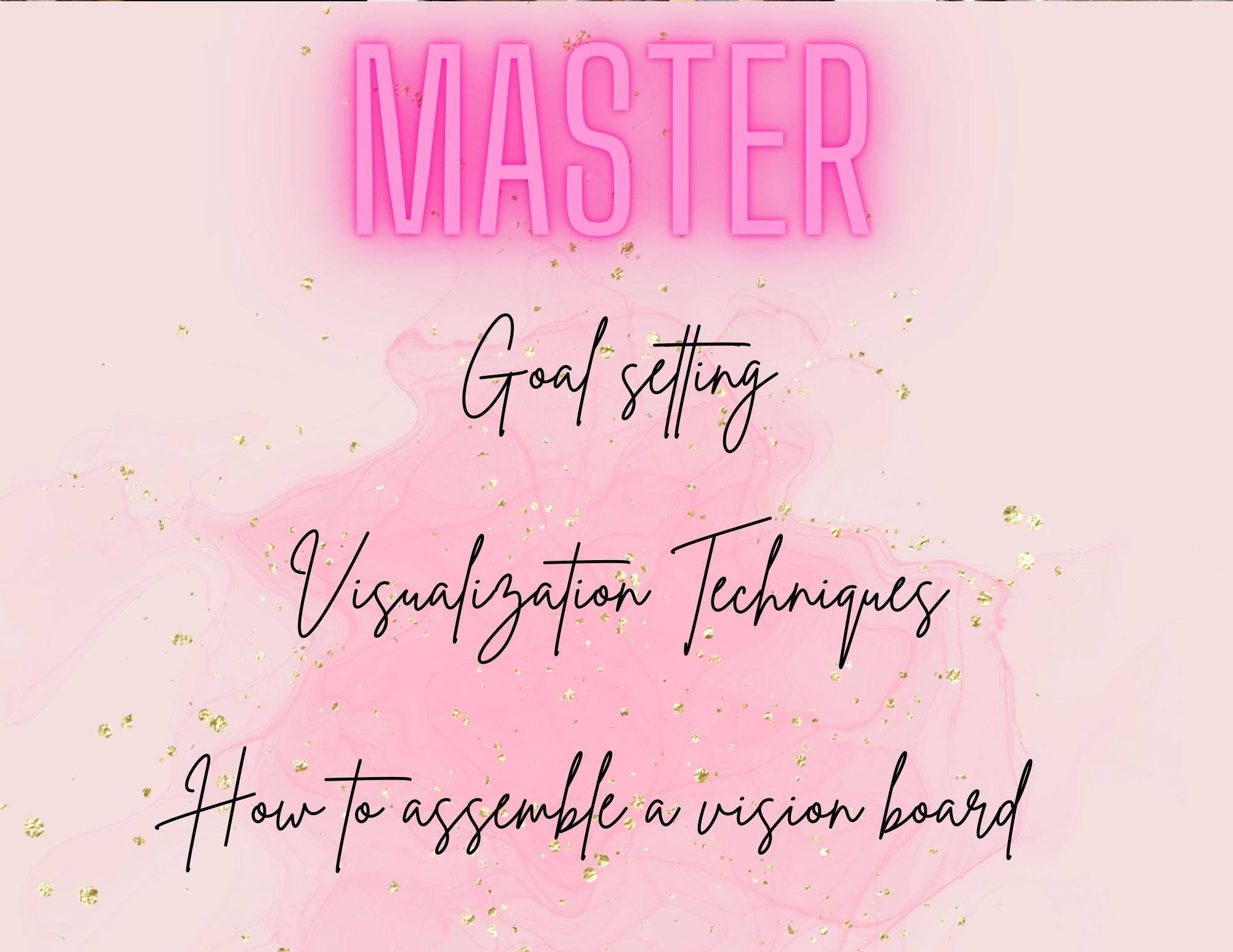 My Higher Self Vision Board Kit, Goal Setting Guide, Vision Board ...