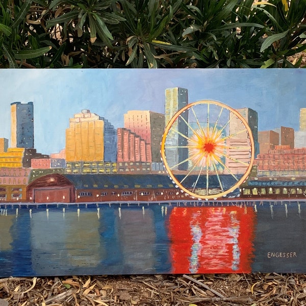 Seattle Painting - Etsy