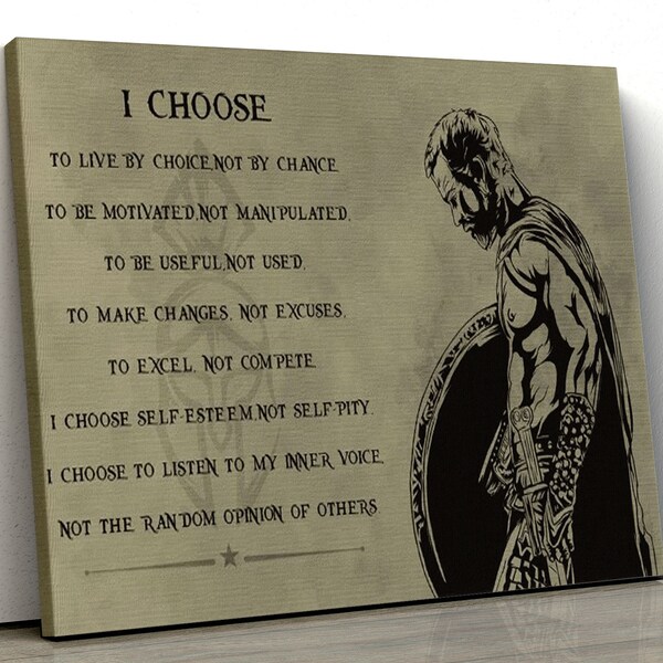 I Choose to Live by Choice Not by Chance Poster - Etsy