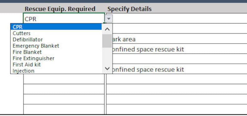 JSA - Job Safety Analysis - Excel Template - Etsy