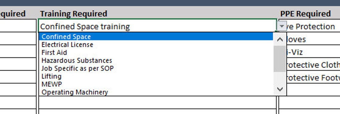 JSA - Job Safety Analysis - Excel Template - Etsy