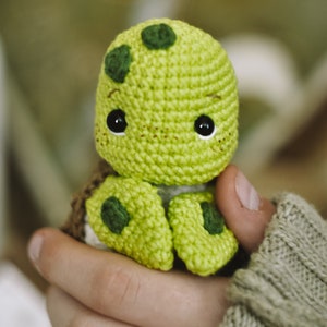Baby Turtle Crochet Pattern. Cute Crochet Turtle Pattern. Amigurumi ...