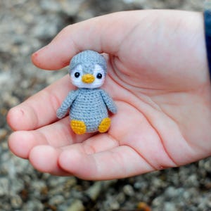 Penguin Crochet Pattern. Crochet Miniature Toy Pattern. Tiny Penguin ...