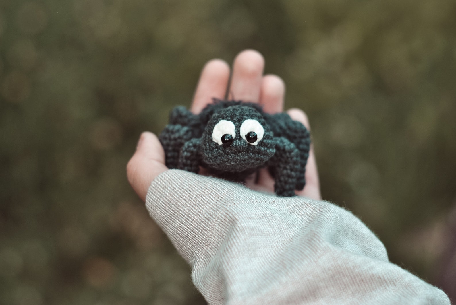 Spider Crochet Pattern. Halloween Crochet Spider. Cute Amigurumi Spider ...