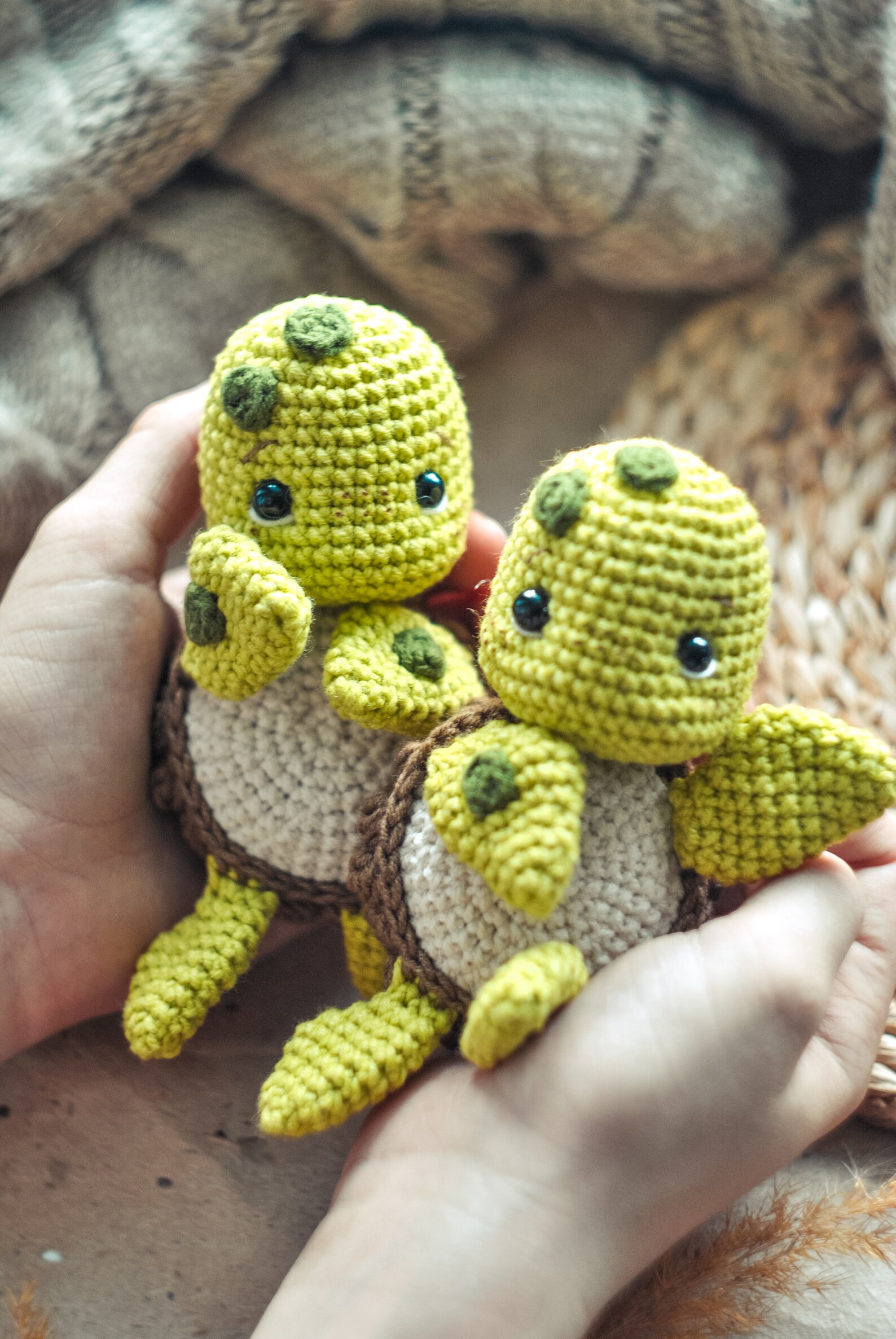 Baby Turtle Crochet Pattern. Cute Crochet Turtle Pattern. Amigurumi ...