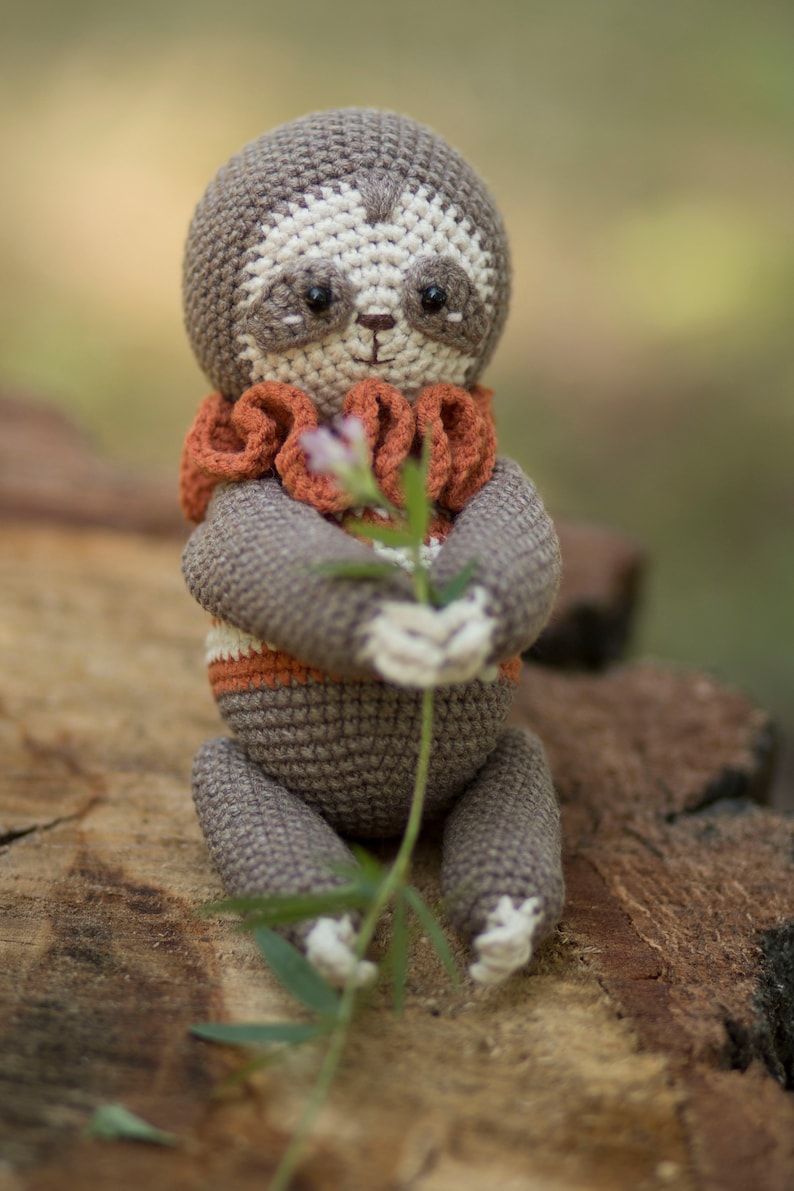 Sloth Crochet Pattern. Sloth With Cap Pattern (PDF Pattern). - Etsy