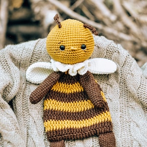 Bee Lovey Blanket Pattern. the Playful Security Blanket. Snuggler ...