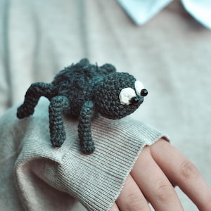 Spider Crochet Pattern. Halloween Crochet Spider. Cute Amigurumi Spider ...