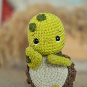 Baby Turtle Crochet Pattern. Cute Crochet Turtle Pattern. Amigurumi ...