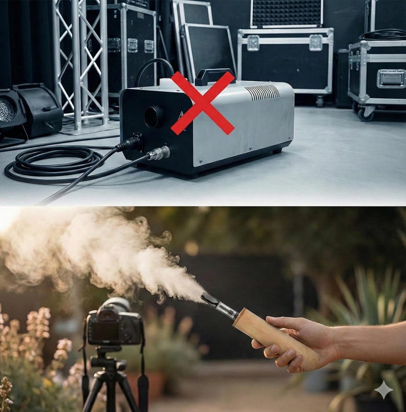 Handheld Mini Smoke Machine for Photography Props & Cosplay - Portable ...