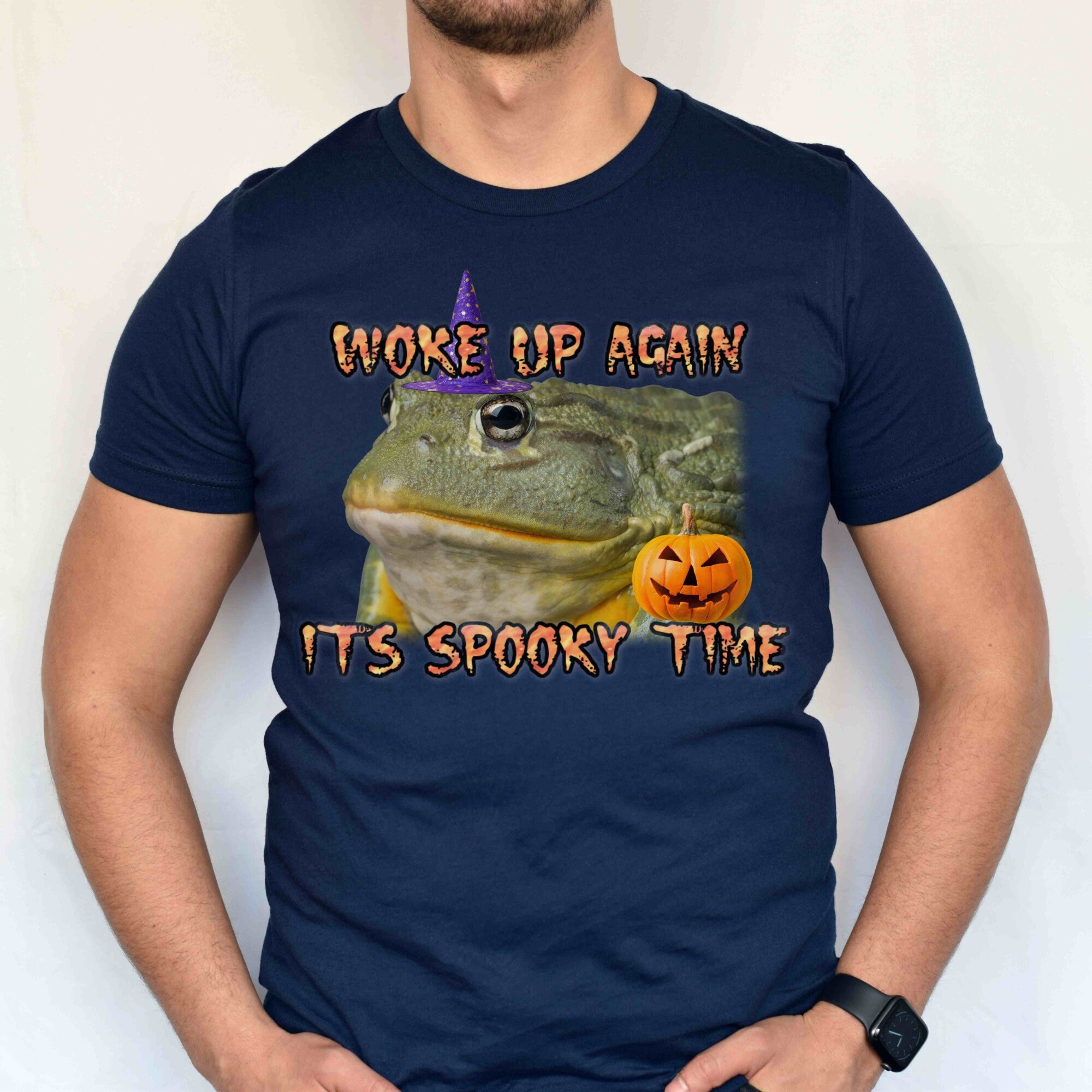 Funny Halloween Frog Meme Shirt for Frog Lovers That Love - Etsy