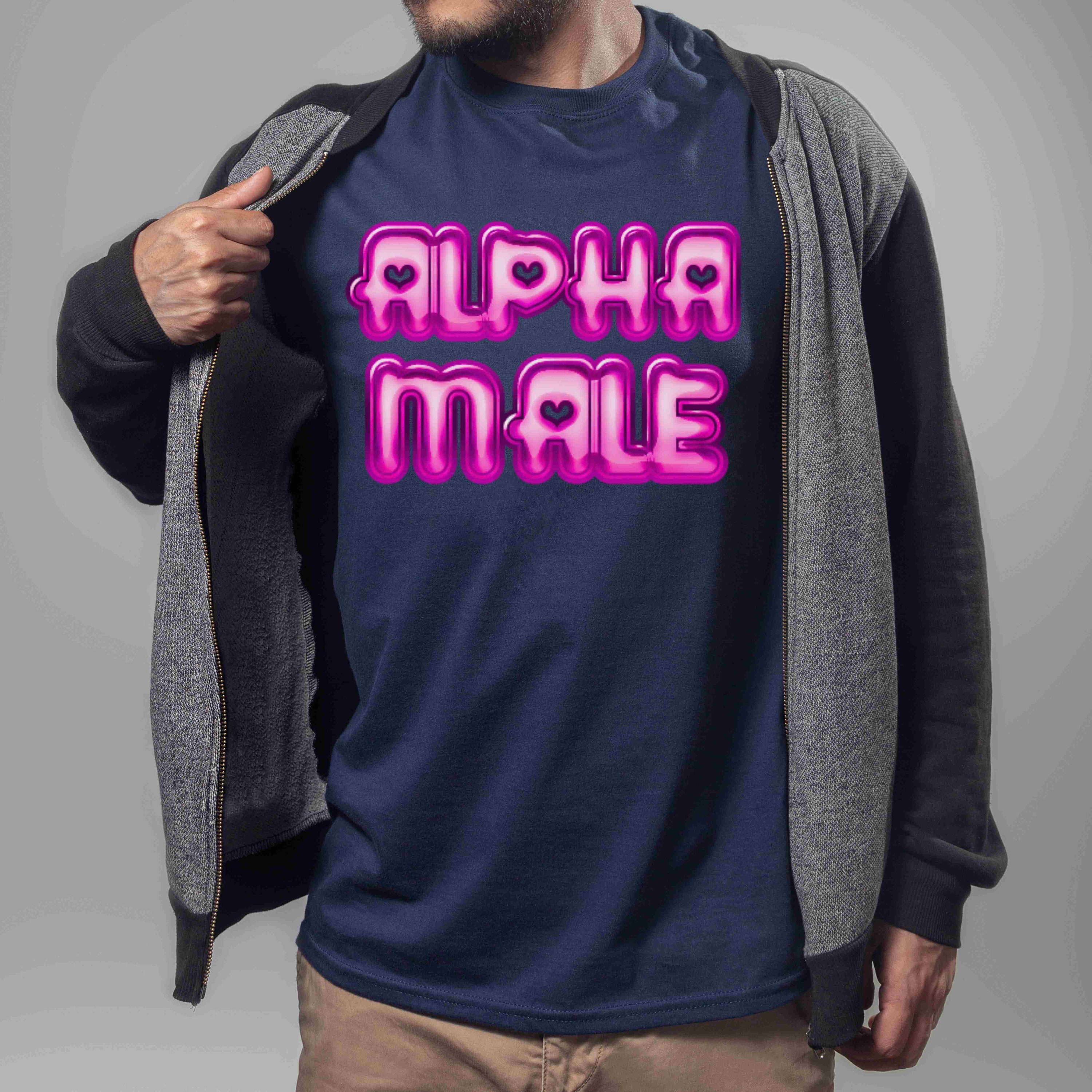 Shirts That Go Hard Funny Alpha Male Shirt Y2K Dank Meme Gift - Etsy Canada