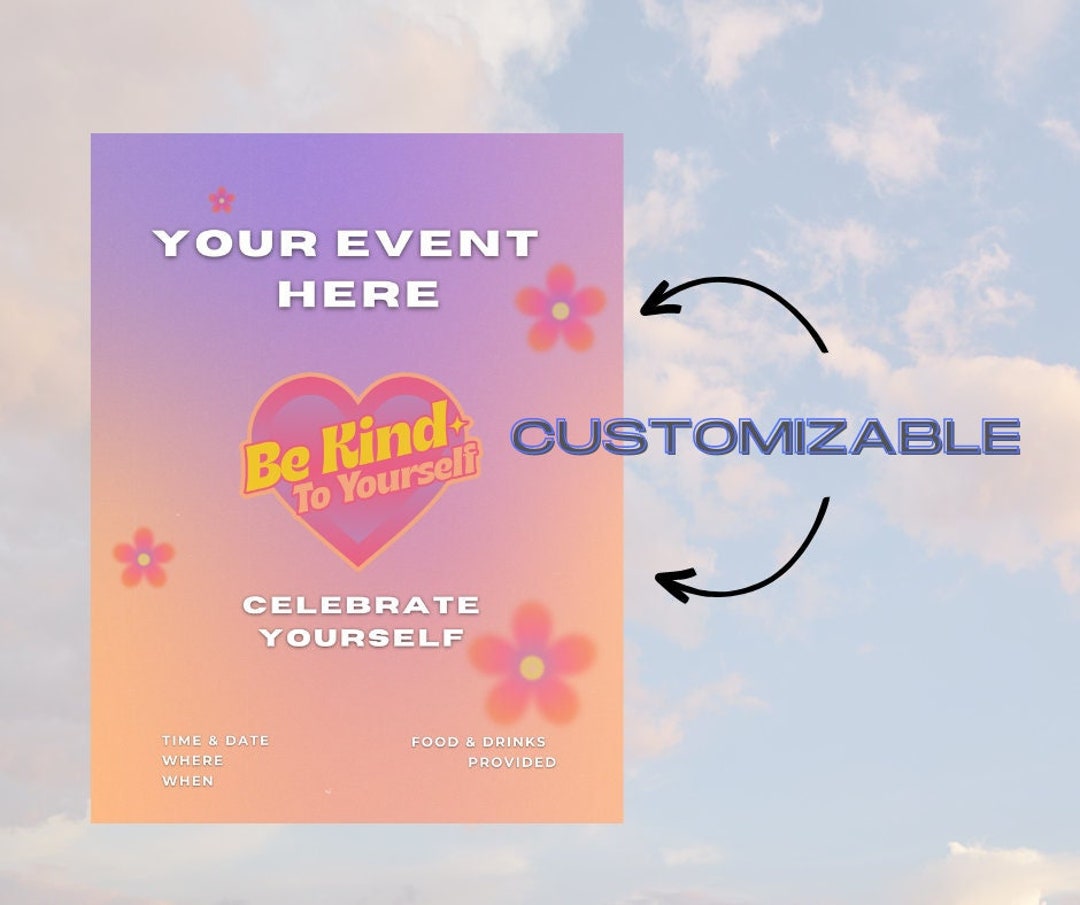 Customizable Digital Invite | Customizable Event Flyer | Printable ...