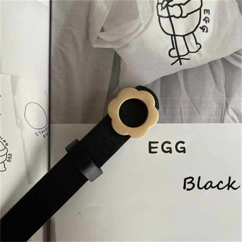 Cute Belt With Floral Buckle Fashion Belts for Women 2.2cm - Etsy