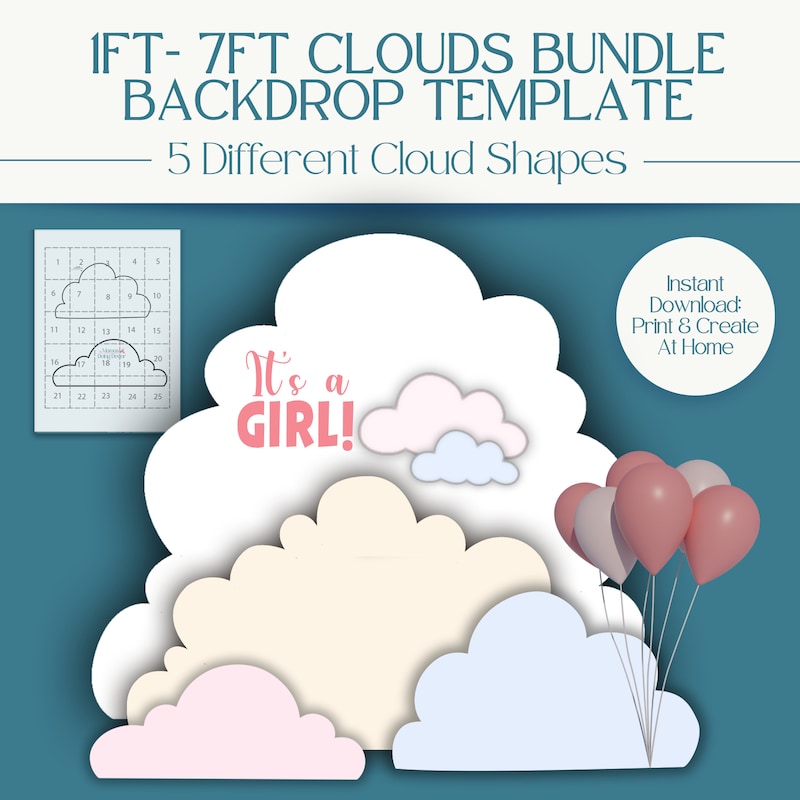 Cloud Cutouts - Etsy