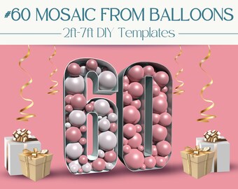 60th Marquee Numbers - Etsy