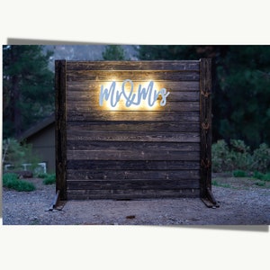 8ft Collapsible Wood Backdrop Plans | Photo Birthday Party Backdrop ...