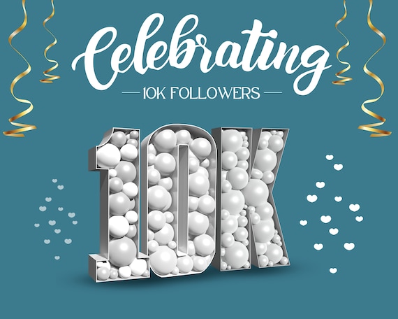 10K Letter K Mosaic With Balloons 2ft 3ft 4ft 5ft 6ft - Etsy