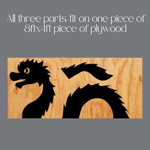 4ft X 12ft DIY Pond Monster Stencil | Printable Template Halloween ...