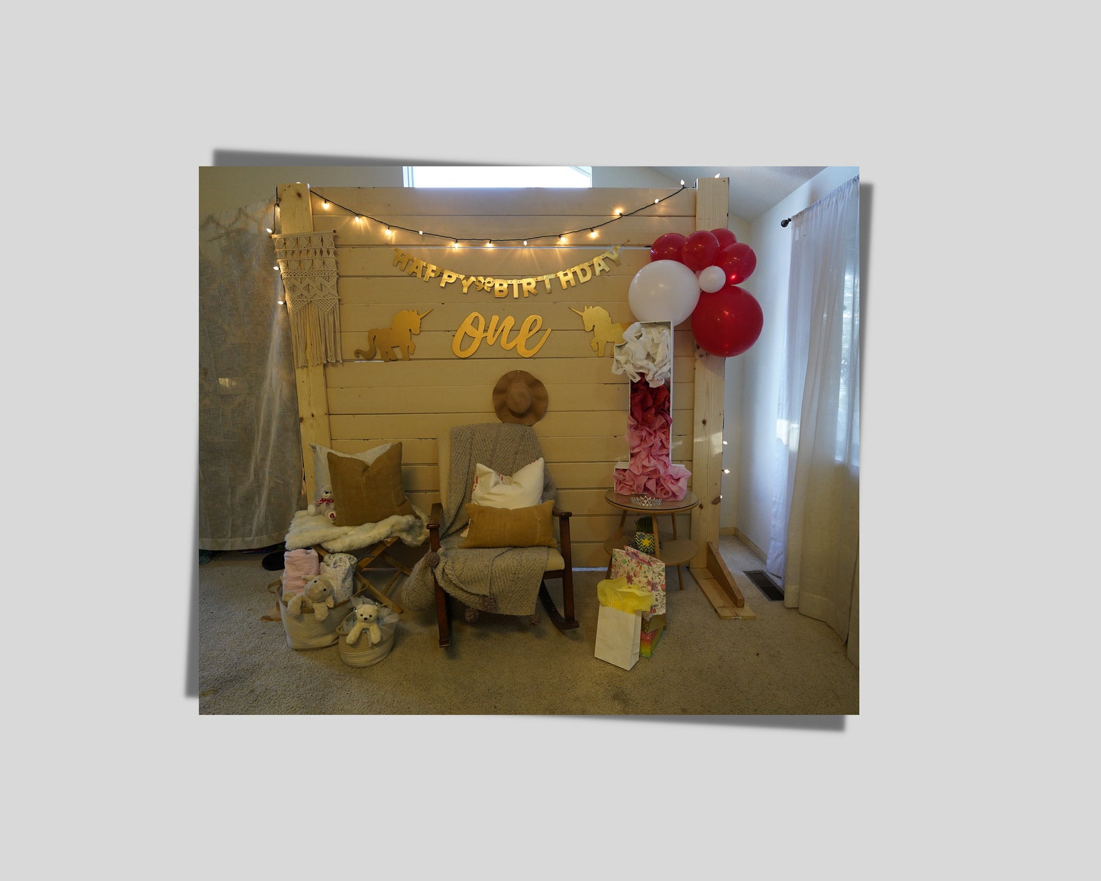8ft Collapsible Wood Backdrop Plans Photo Birthday Party - Etsy